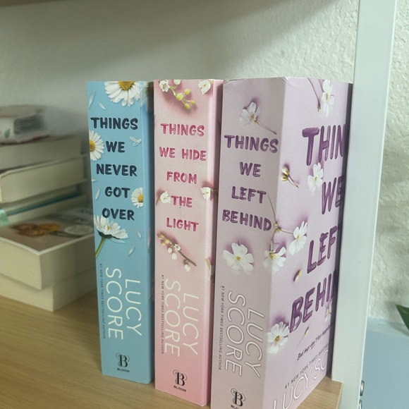 Office | Lucy Score Book Set Blue Pink Purple | Poshmark